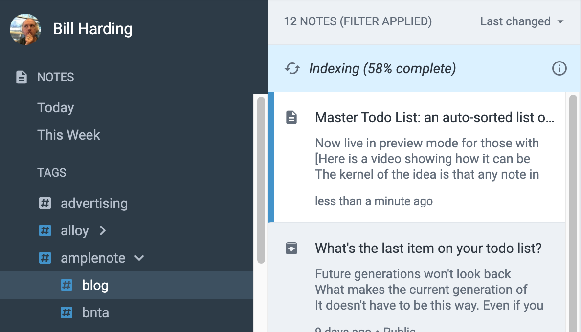 Unified Task List: an auto-sorted list of every task you've ever ...